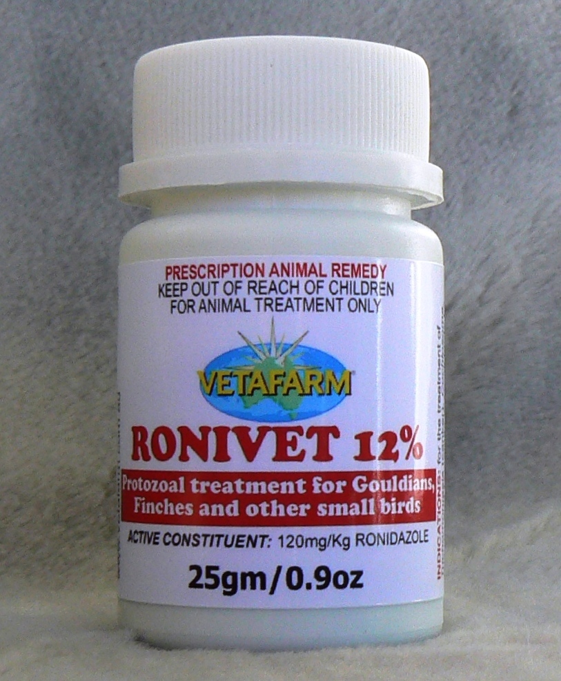 Ronivet-S & Ronivet 12% | Laraine's Lady Gouldians